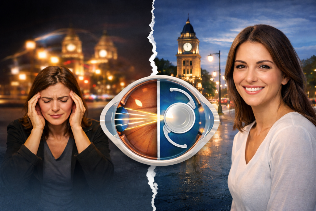 End the nightmare of "double vision" caused by astigmatism with Toric ...